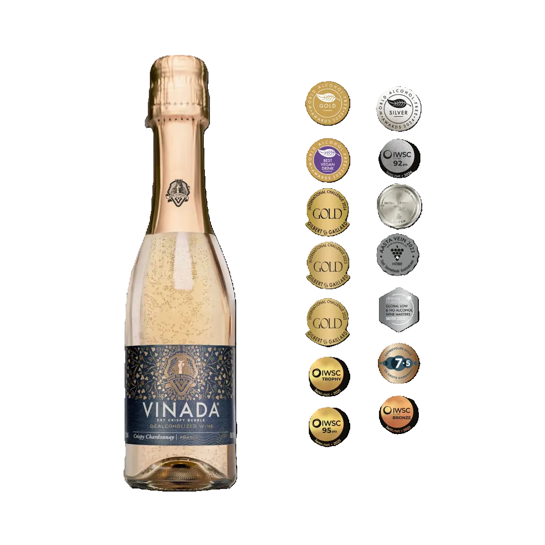 Vinada Crispy Chardonnay Mini (0%) 6.8 fl oz – FlowLife