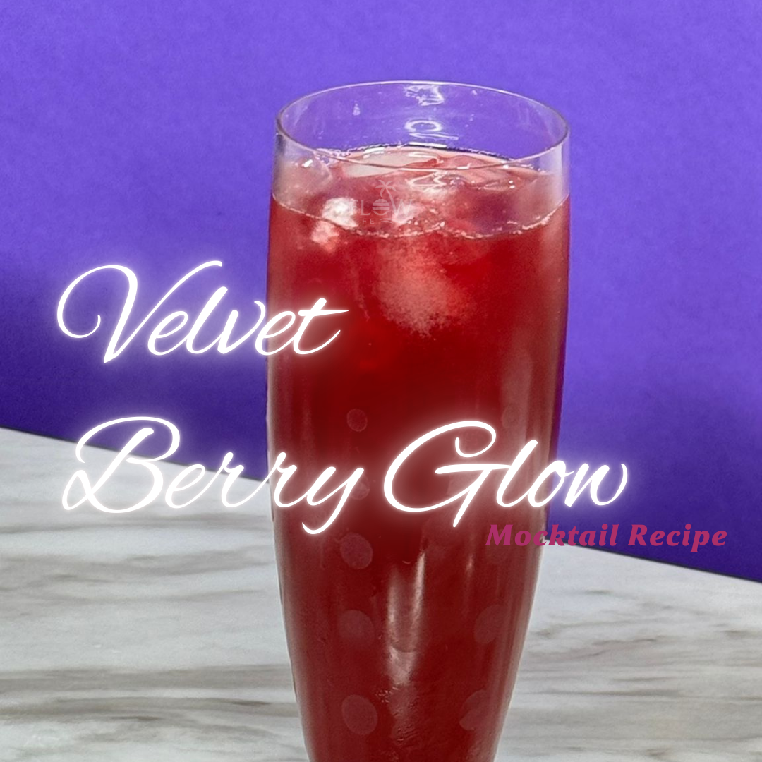 Velvet Berry Glow Mocktail | Sip, Chill, & Shine – FlowLife