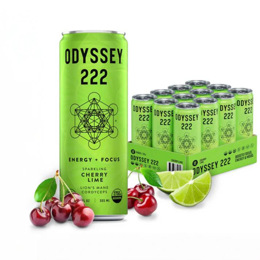 Odyssey Elixir 222 - Cherry Lime Sparkling Energy Drink – FlowLife